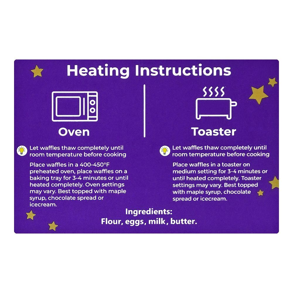 The Waffle Witch Home Stle Waffles, Keep Frozen, 182g, 6-Pieces ...