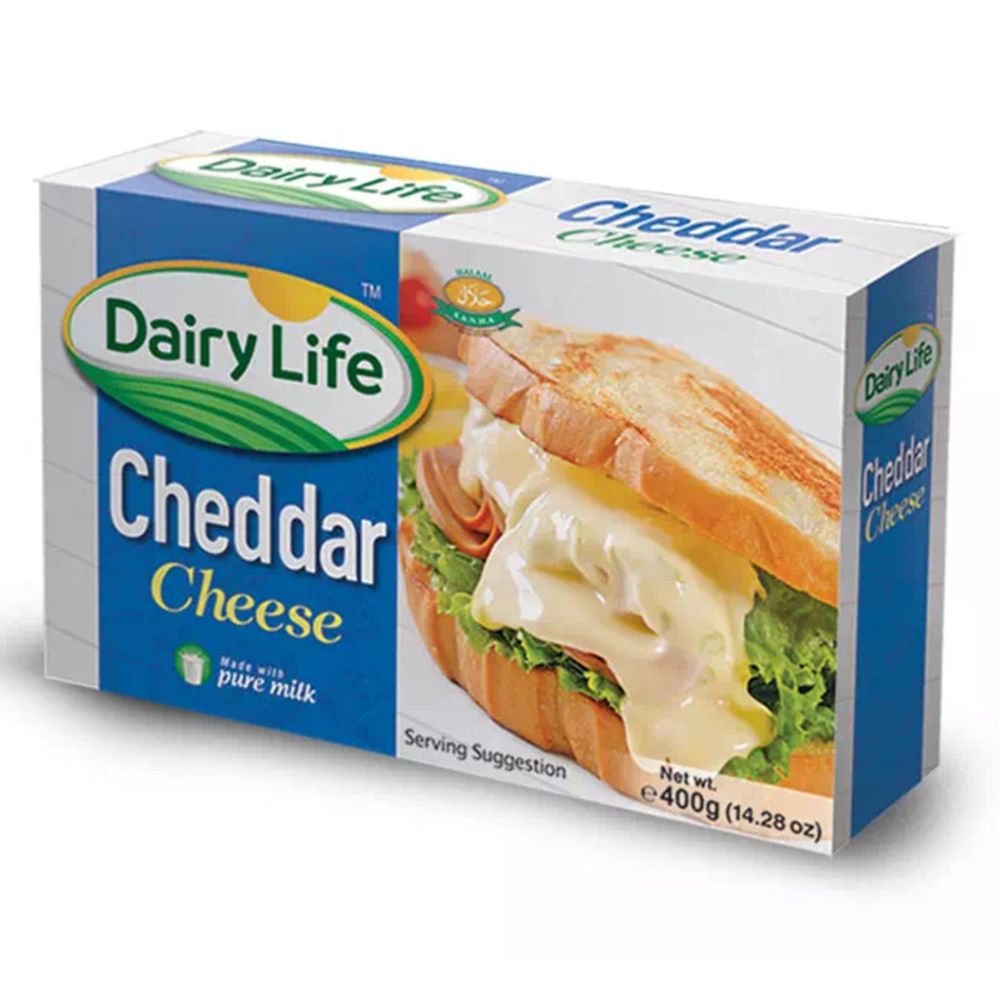 Dairy Life Chedder Cheese Block, 400g – Sundas Store